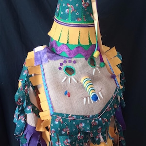 Traditional Cajun Mardi Gras Chemise, Capuchon, Mask, Pants - Four ...