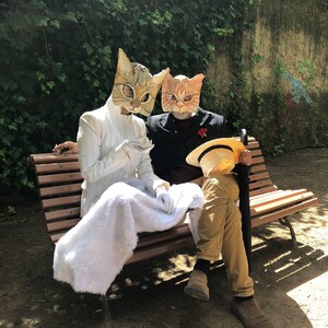 Kitty Cat Mask - Animal Masquerade Mask - Adult or Kids Masks - Custom ...