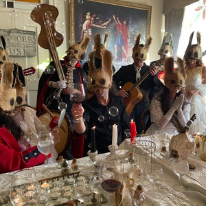 Scary Rabbit Mask, Creepy Easter Bunny Mask, Adult Halloween Costume ...