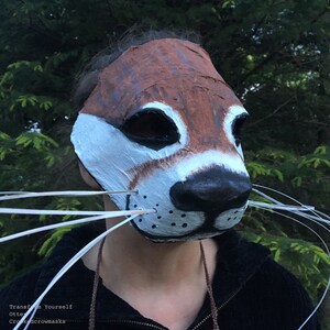 Otter Mask - Sea Otter Mask - Animal Masquerade Mask - Adult Halloween ...