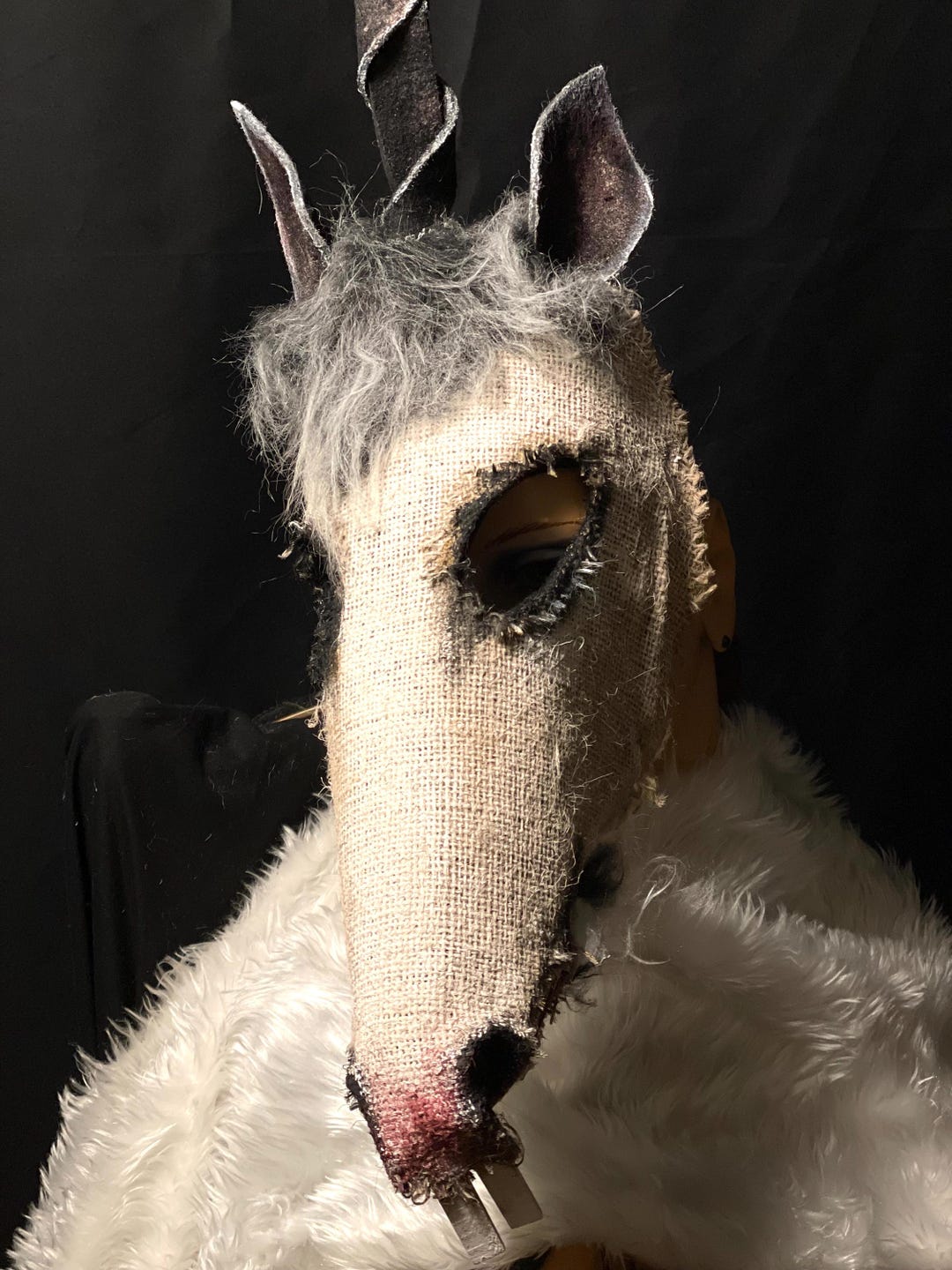 Unicorn Masks - Handmade Cosplay Larp Mask for Halloween, Parades, and ...