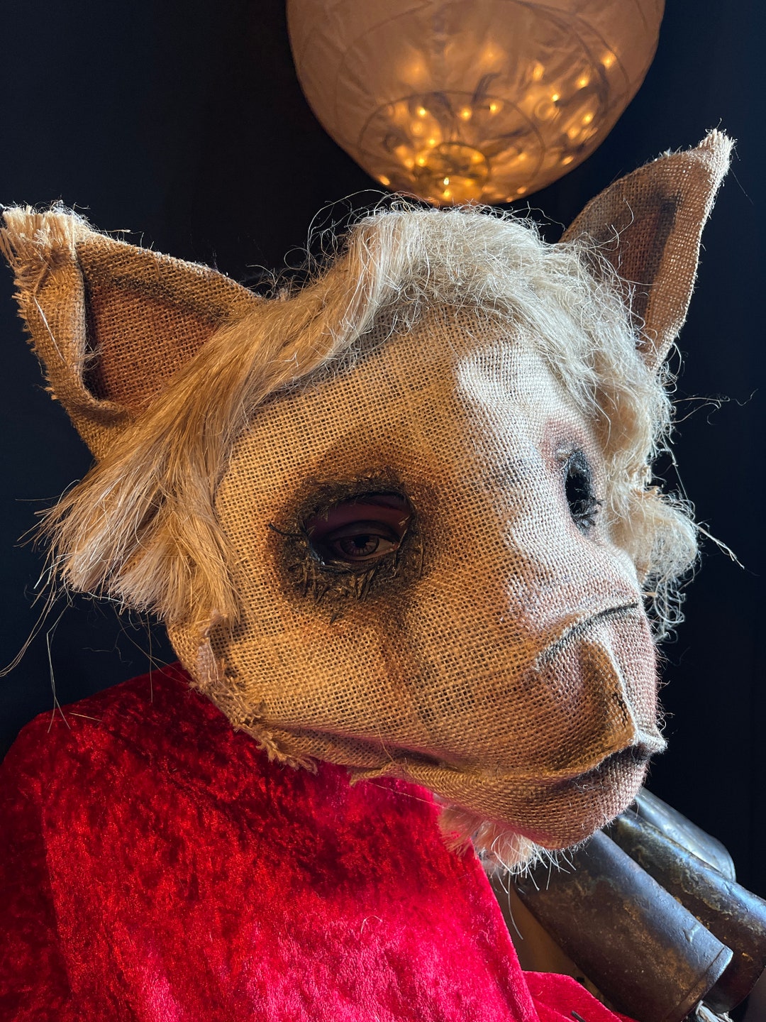 Monster Mask Halloween Masquerade Party Costume Handcrafted Custom ...