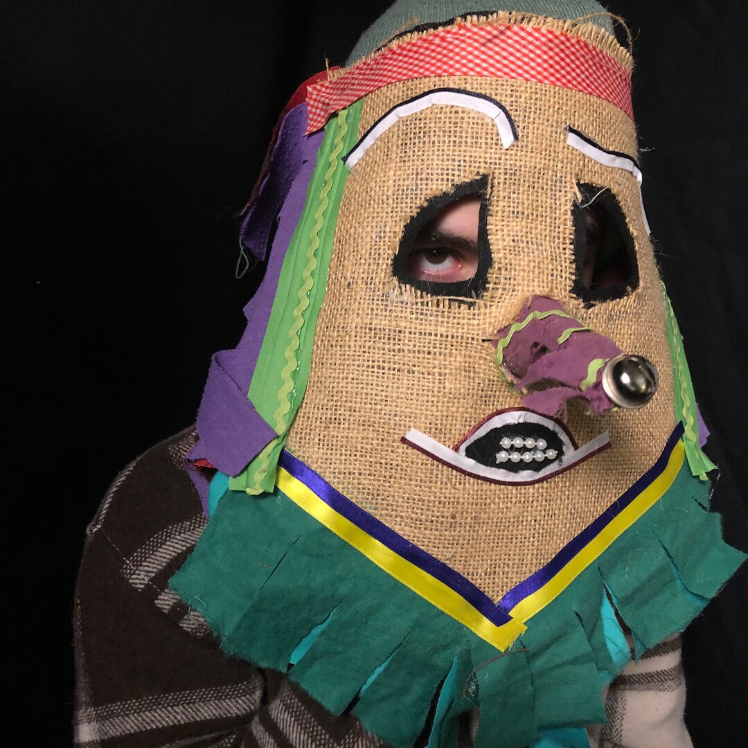 Cajun Mardi Gras Mask - Masquerade Carnival Costume - Chicken Chase ...