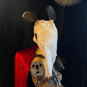 Creepy Cute Burlap Opossum Possum Mask - Adult Halloween, Masquerade ...