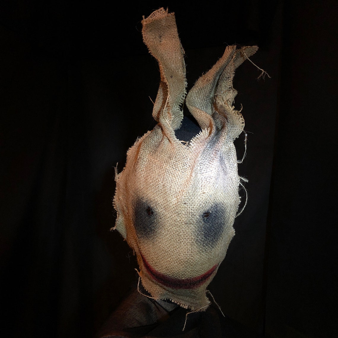 Creepy Scary Rabbit Mask Burlap Evil Bunny Purge Mask Killer - Etsy