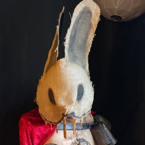 Scary Rabbit Mask, Creepy Easter Bunny Mask, Adult Halloween Costume ...
