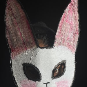 Creepy Scary Easter Bunny Mask, Rabbit Costume for Halloween ...