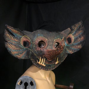 Nightmare Harpy Demon Mask Handmade Burlap Devil Harpie - Etsy