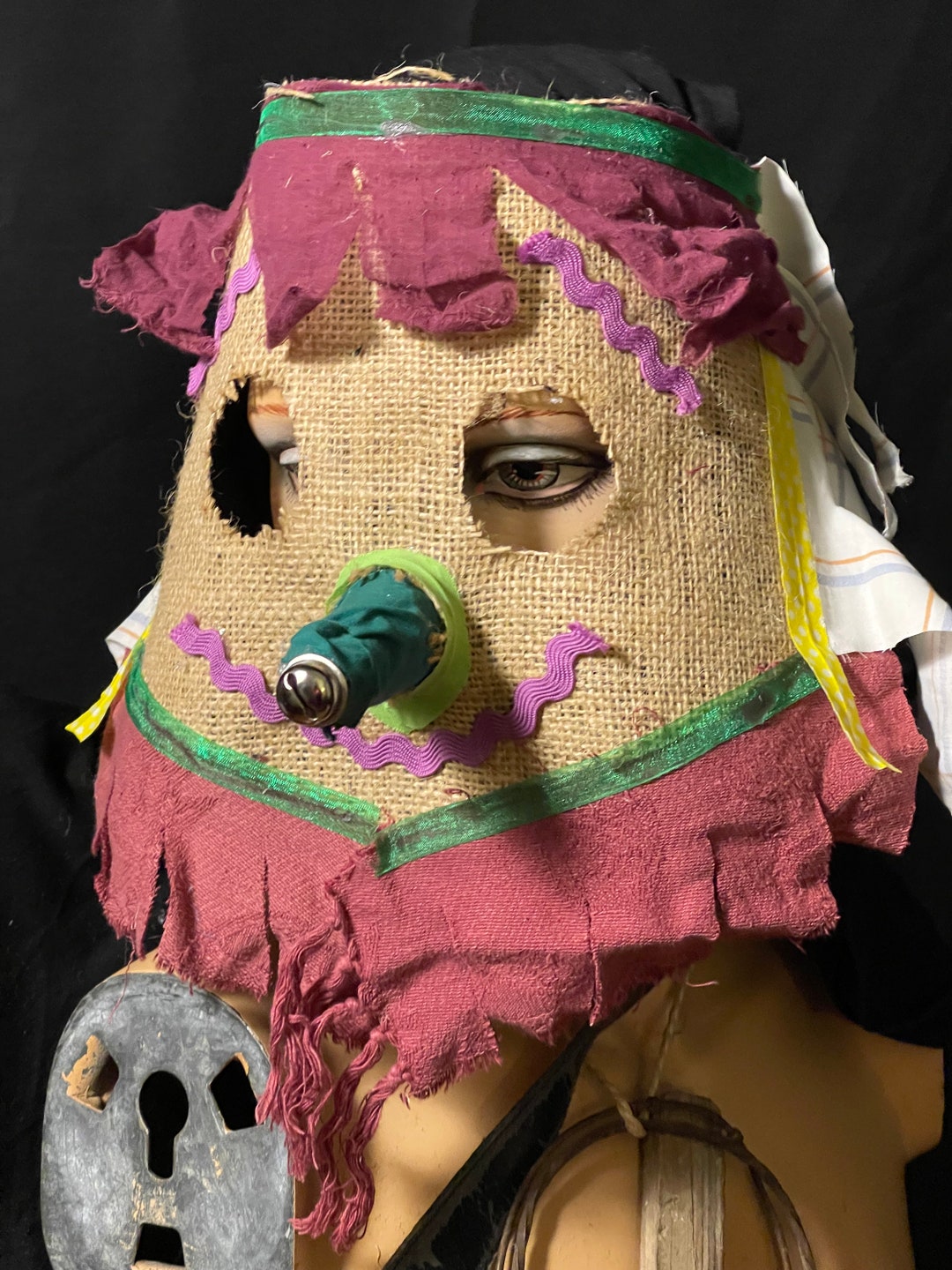 Cajun Mardi Gras Fringe Mask - Masquerade Masks - Carnival Masks ...