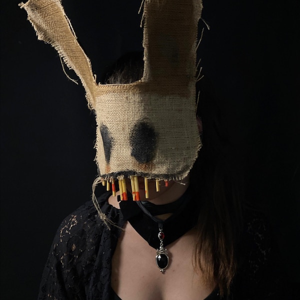 Creepy Rabbit Mask - Etsy
