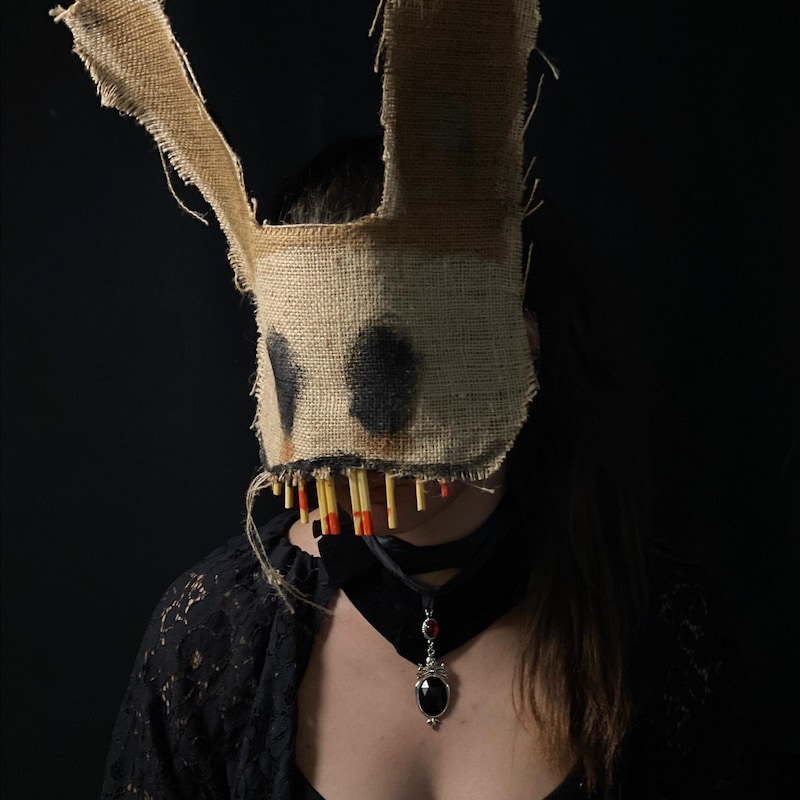 Creepy Rabbit Mask - Etsy