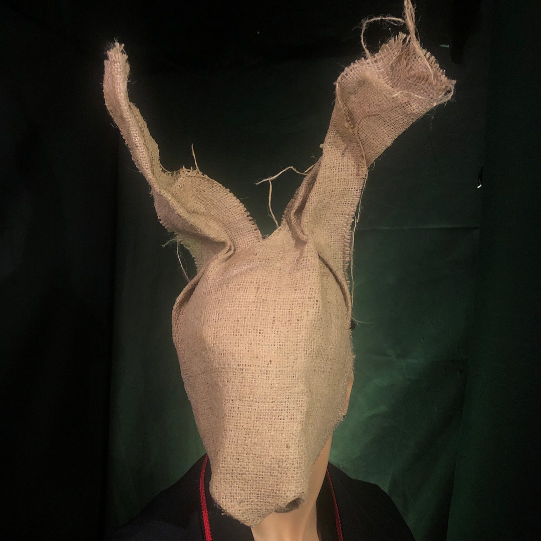 Bad Rabbits Scary Creepy Burlap Bunny Masks Handmade Props - Etsy
