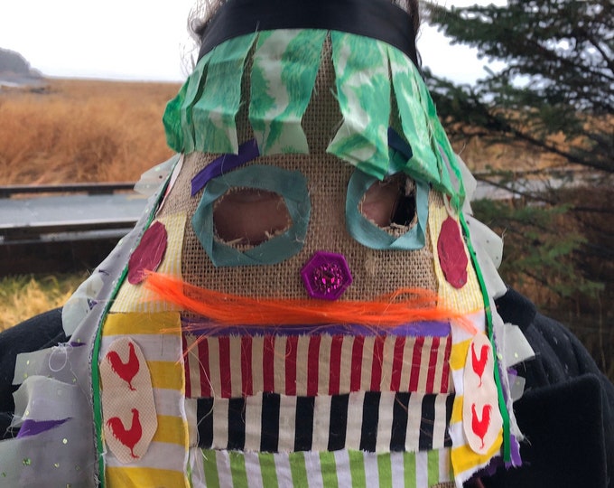 Cajun Mardi Gras Mask, Masquerade Masks, Cajun Carnival Mask, Creepy ...