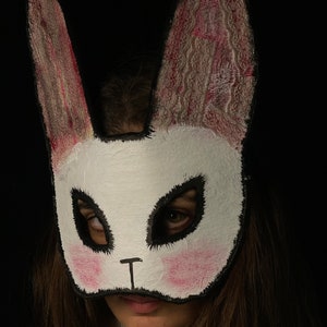 Creepy Scary Easter Bunny Mask, Rabbit Costume for Halloween ...