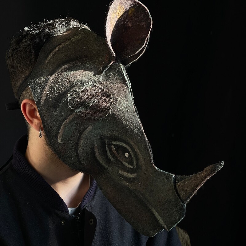 Rhino Mask - Etsy