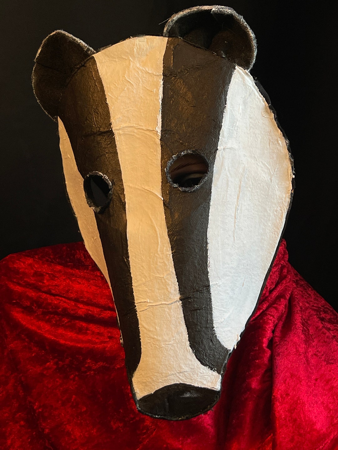 Cute Badger Mask Animal Masquerade Mask Fantasy, Role Play, Cosplay ...