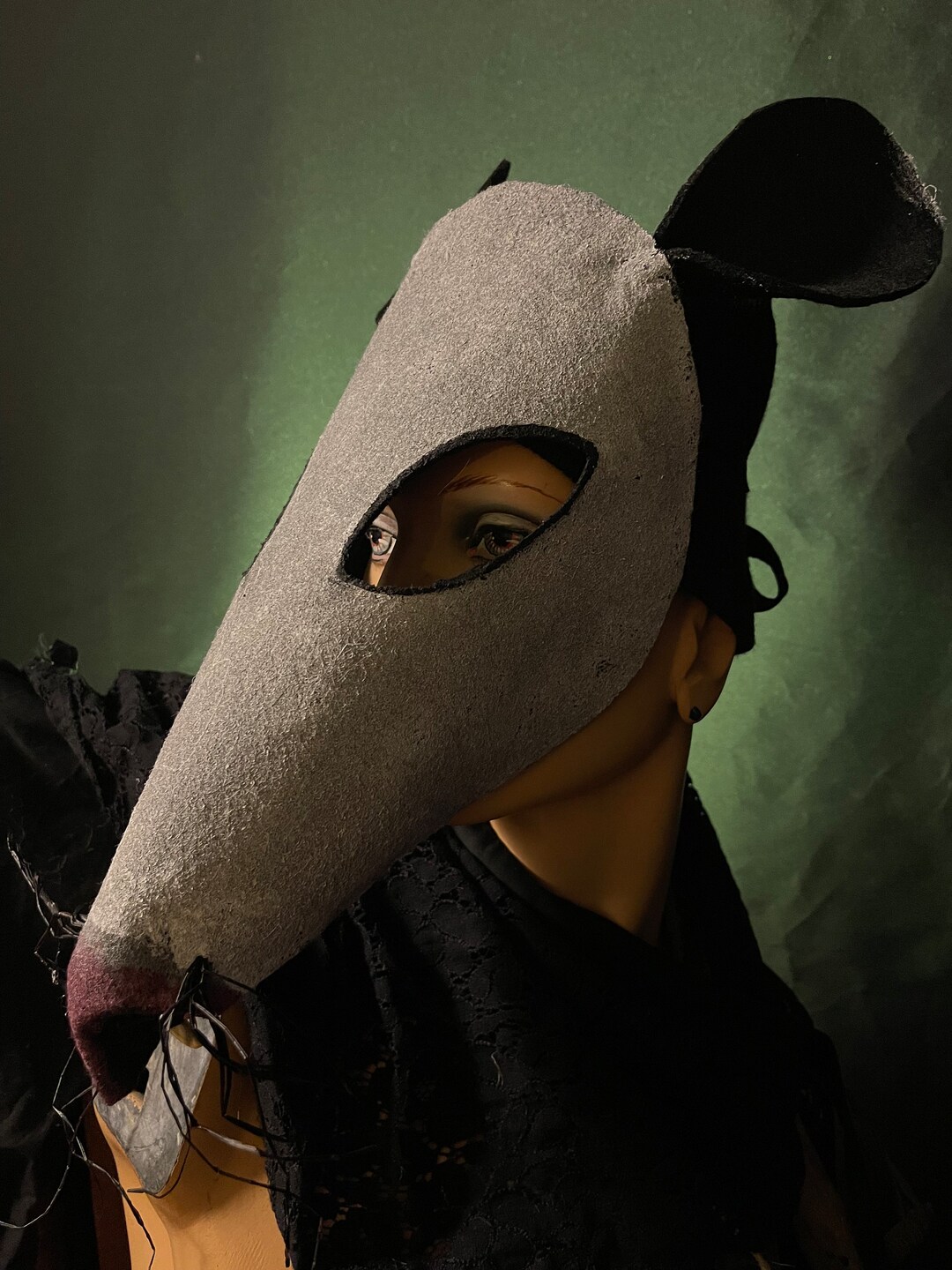 Creepy Cute Possum Mask Adult Halloween, Masquerade, Cosplay Costume ...