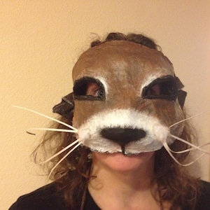 Otter Mask Sea Otter Mask Animal Masquerade Mask Adult | Etsy