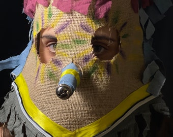 Cajun Mardi Gras Mask - Masquerade Carnival Costume - Chicken Chase ...