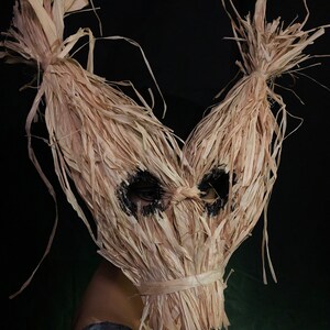 Scary Weird Mask Creepy Scarecrow Mask Adult Halloween - Etsy