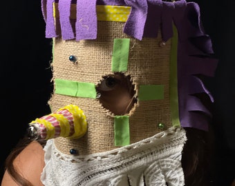 Cajun Mardi Gras Mask - Masquerade Carnival Costume - Chicken Chase ...