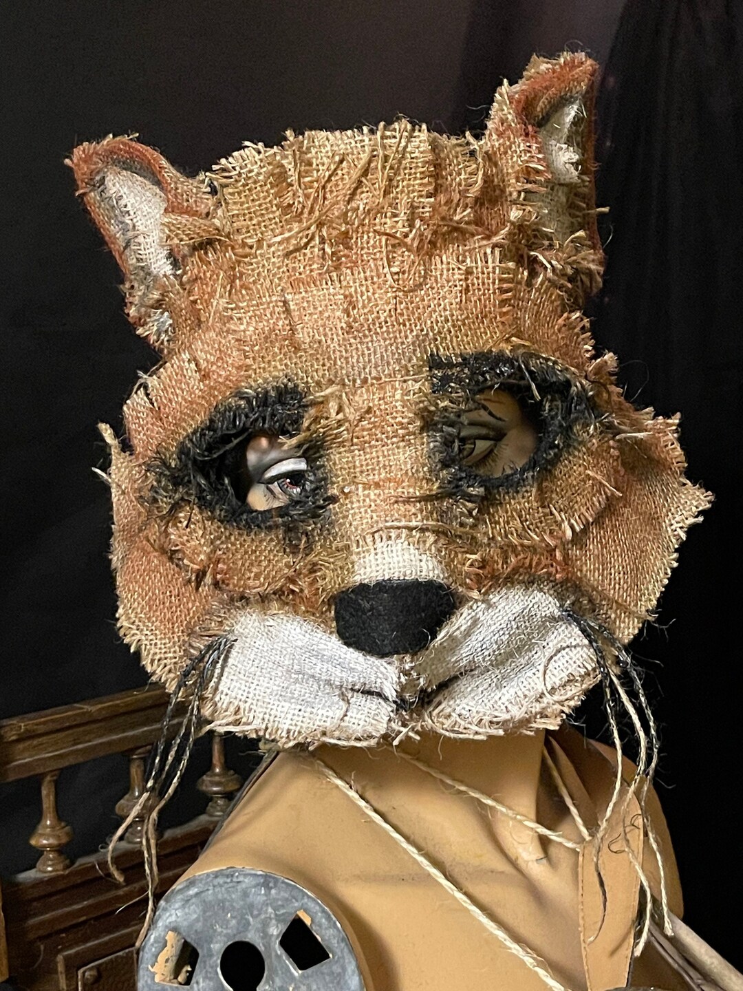 Fox Mask for Halloween Costume, Masquerade, Mardi Gras Parade, Handmade ...