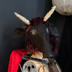 Goat Mask, Adult Halloween Costume Demon, Devil, Baphomet Art, Folk ...