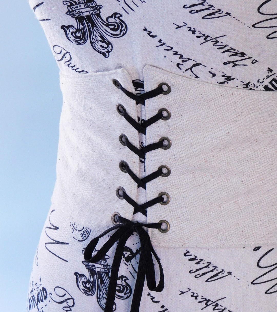 Handcrafted Designer Half-corset - Costume Stomacher - Waist Trainer ...