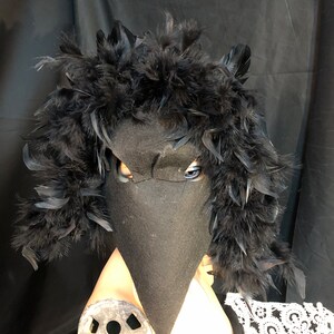 Set of 3 Crow Raven Masks Goth Raven Creepy Crow Mask Halloween ...