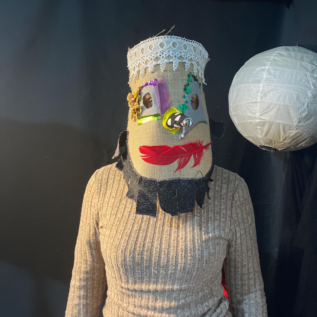 Cajun Mardi Gras Fringe Mask Masquerade Masks Carnival Masks Chicken ...