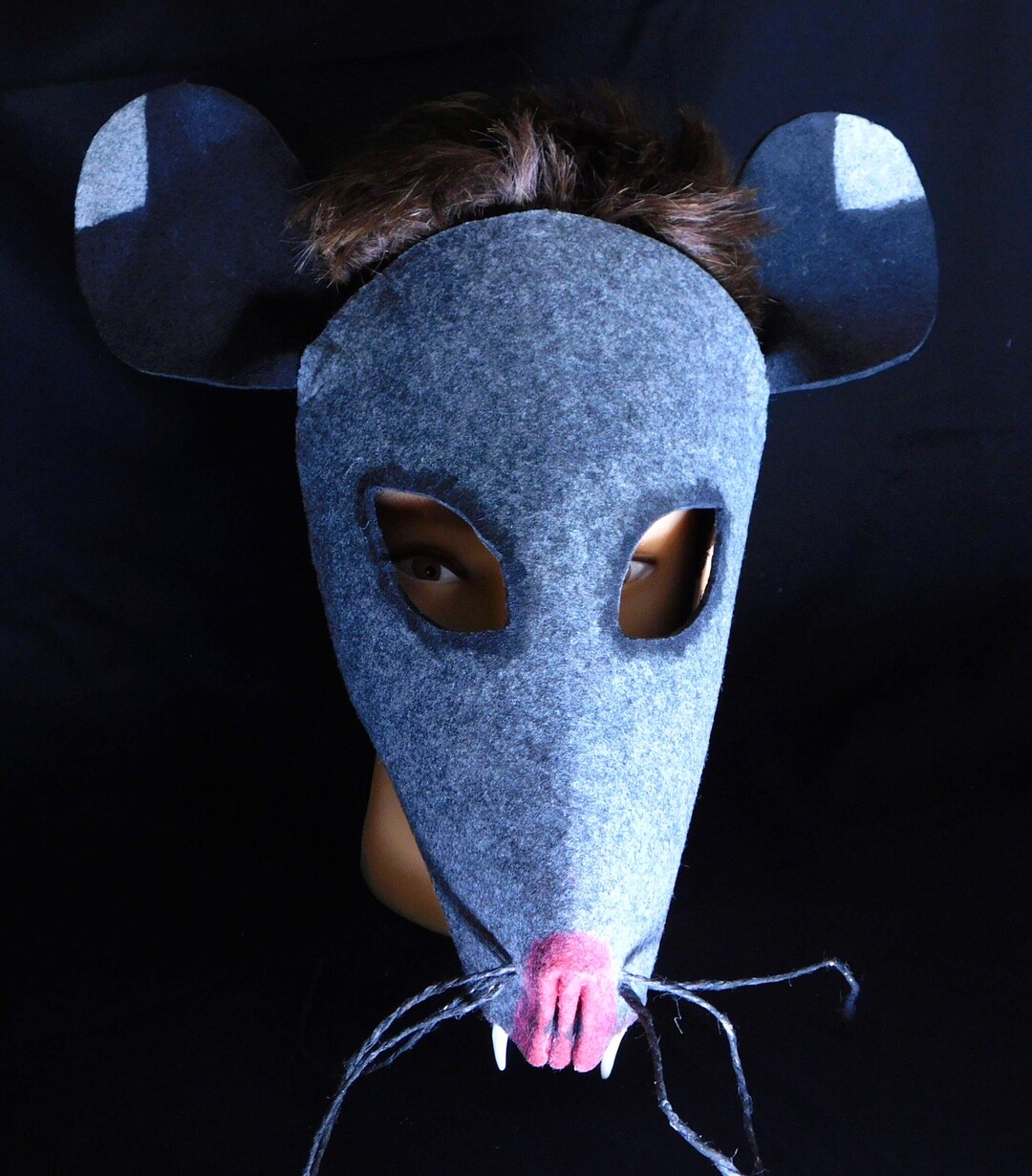 Rat, Mouse, Rodent, Possum Mask - Adult Halloween, Masquerade, Creepy ...