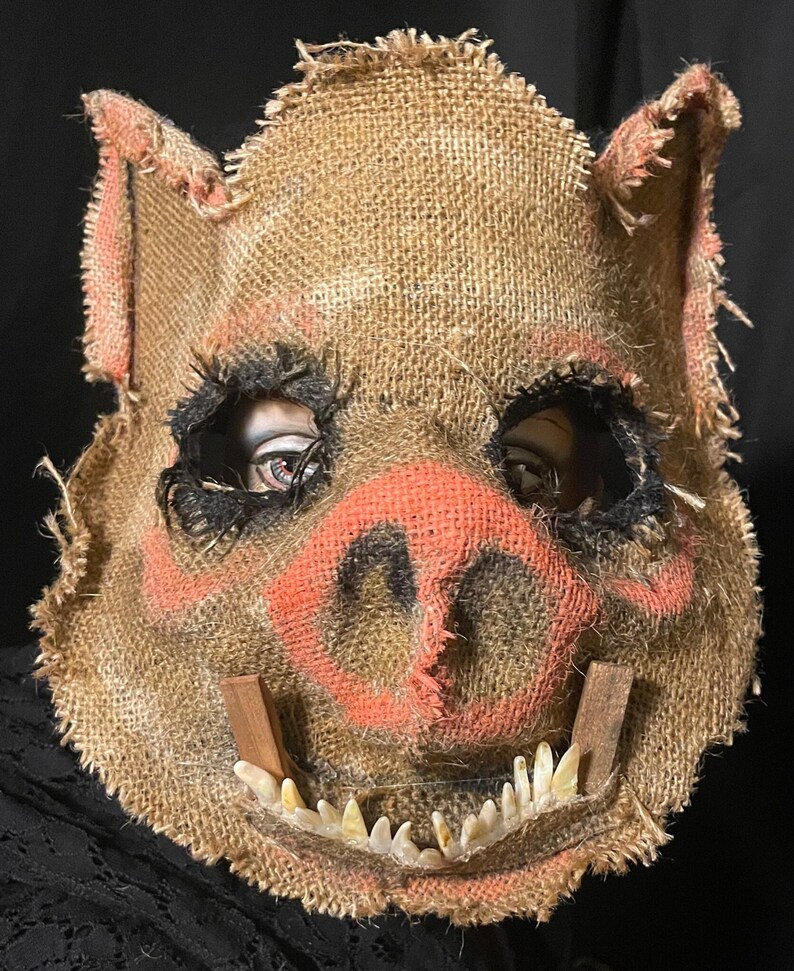 Pig Mask: Scary Halloween Boar Costume Prop - Etsy