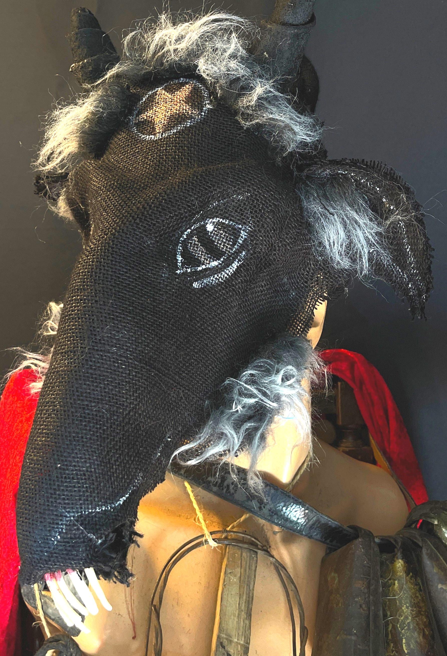 Demon Goat Mask: Baphomet Devil Costume, Photo Prop - Etsy