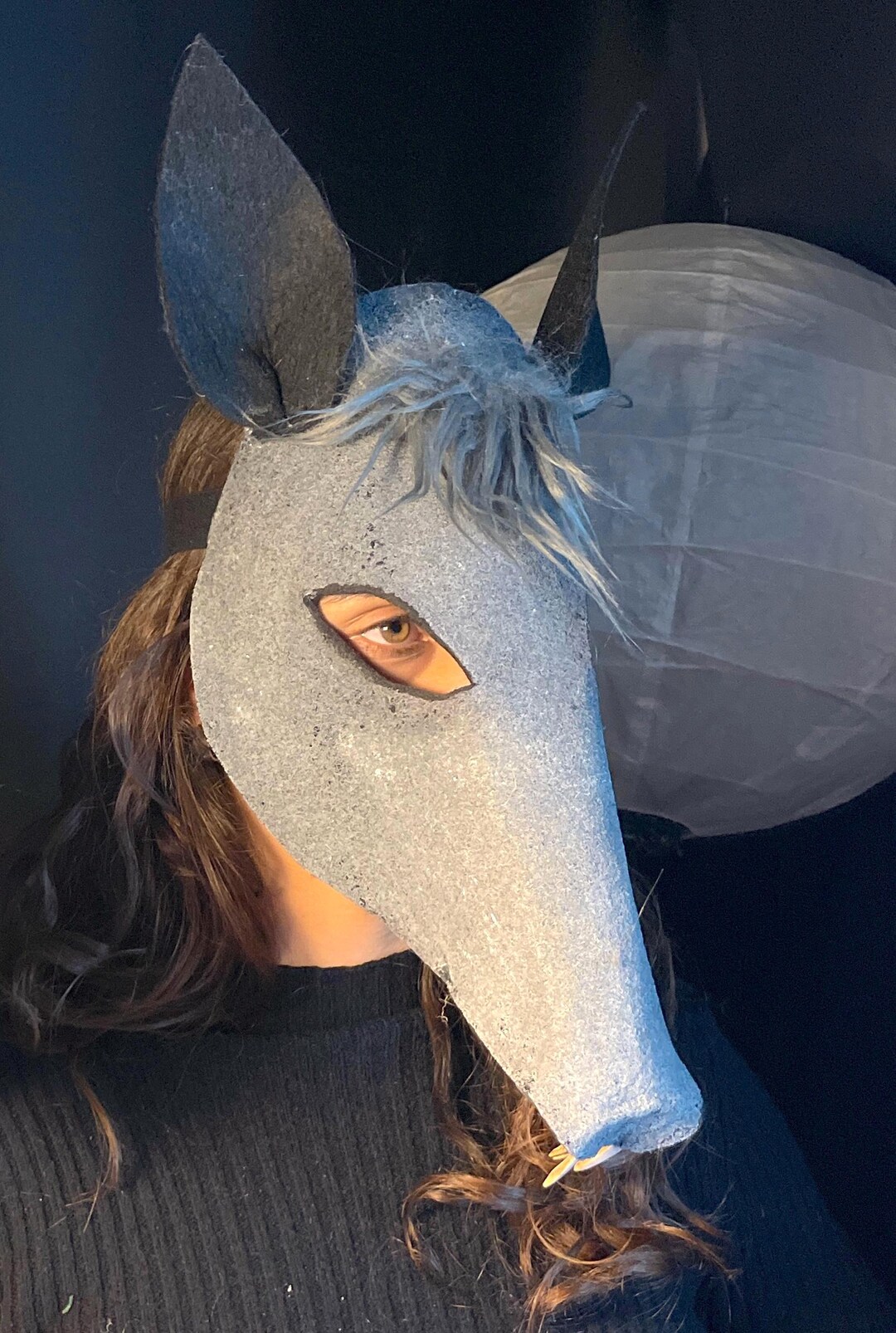 Horse Masks - Cosplay Larp Halloween Costume - Masquerade Party - Mardi ...