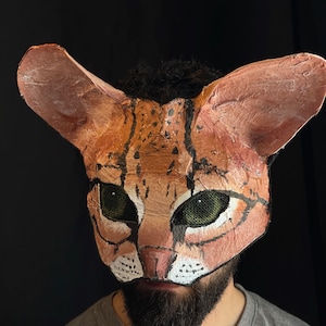 Ocelot Mask Adult Halloween Costume Masquerade Ball Mask Movie Photo ...