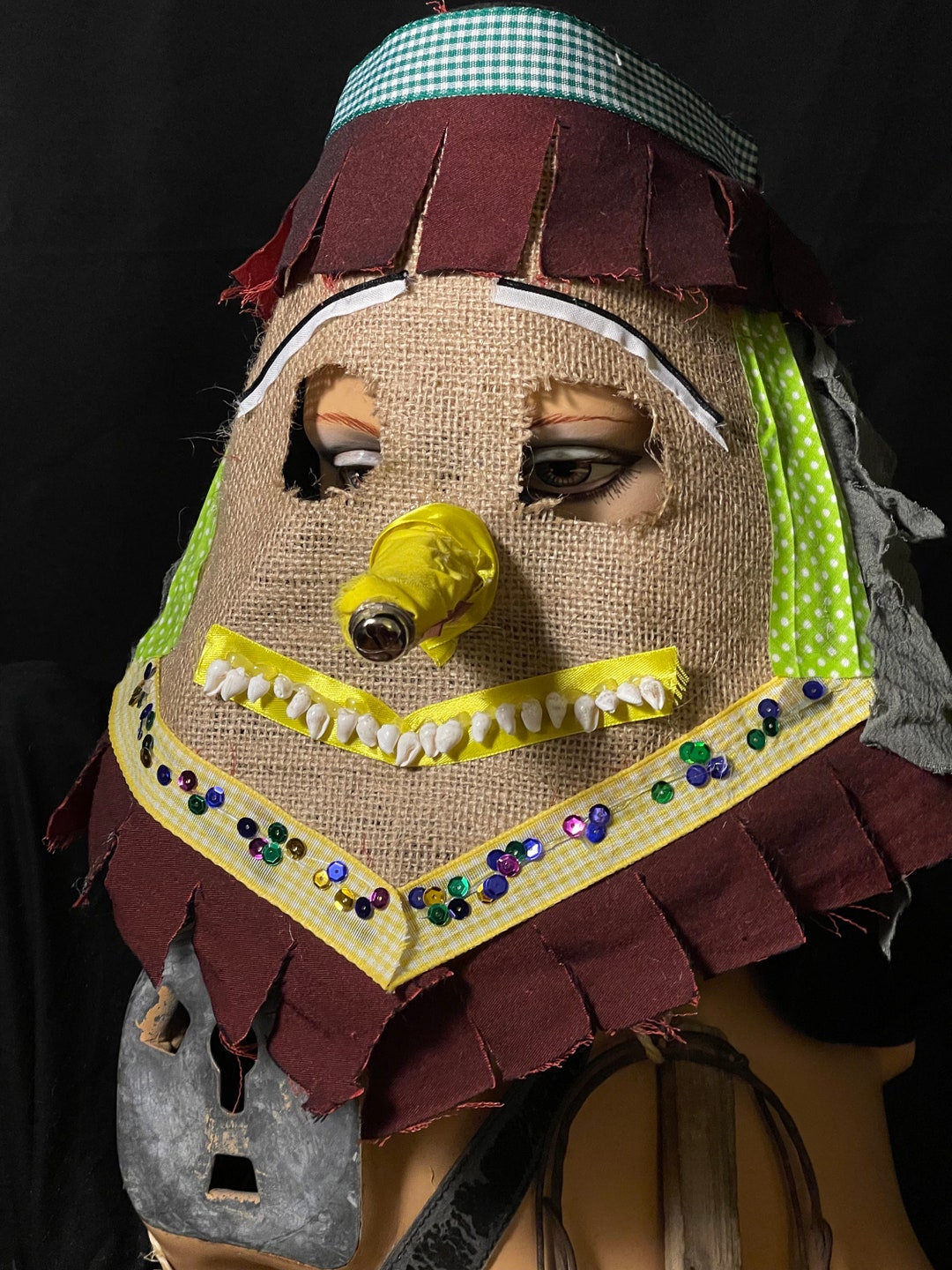 Cajun Mardi Gras Fringe Mask - Masquerade Masks - Carnival Masks ...