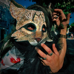 Kitty Cat Mask - Animal Masquerade Mask - Adult or Kids Masks - Custom ...