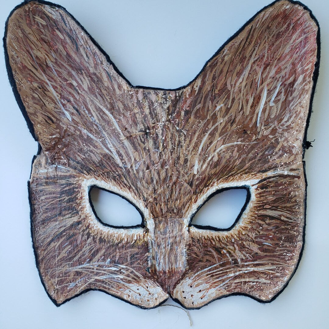 Kitty Cat Mask Adult Halloween Costume Masquerade Ball - Etsy