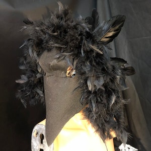 Set of 3 Crow Raven Masks Goth Raven Creepy Crow Mask Halloween ...