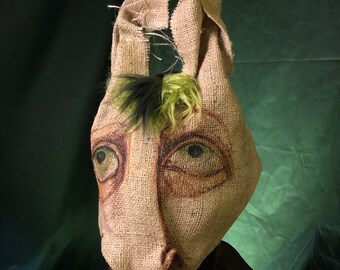Burlap Sack Mask - Etsy