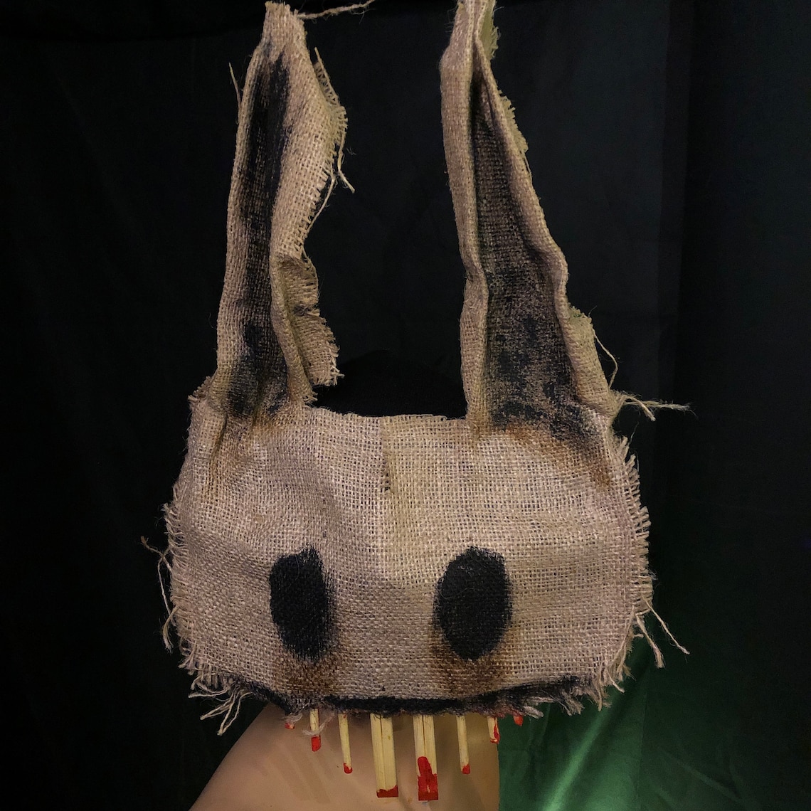 Scary Rabbit Mask Creepy Easter Bunny Mask Adult Halloween | Etsy