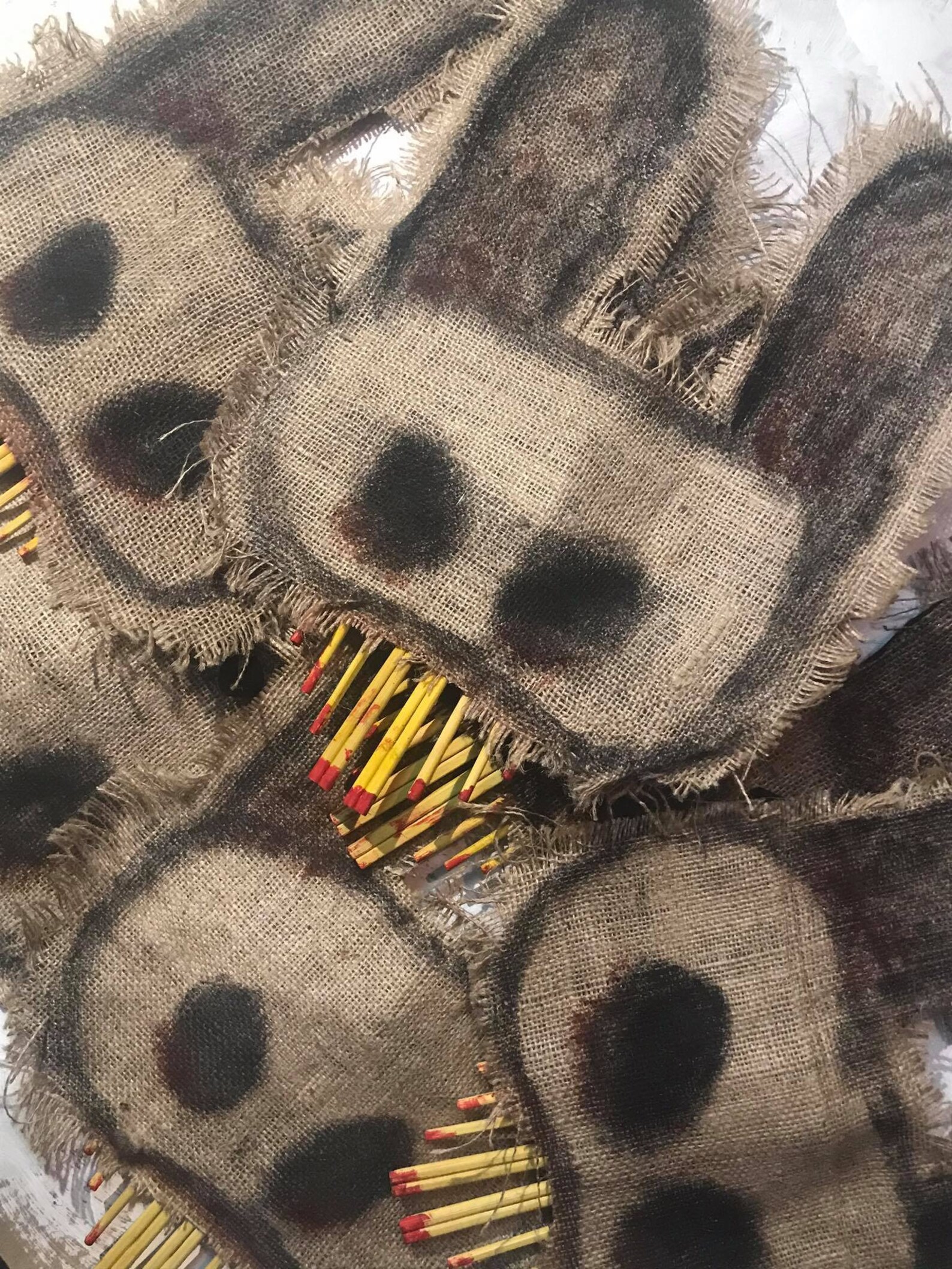 Creepy Scary Rabbit Mask Burlap Scarecrow Easter Bunny Adult - Etsy