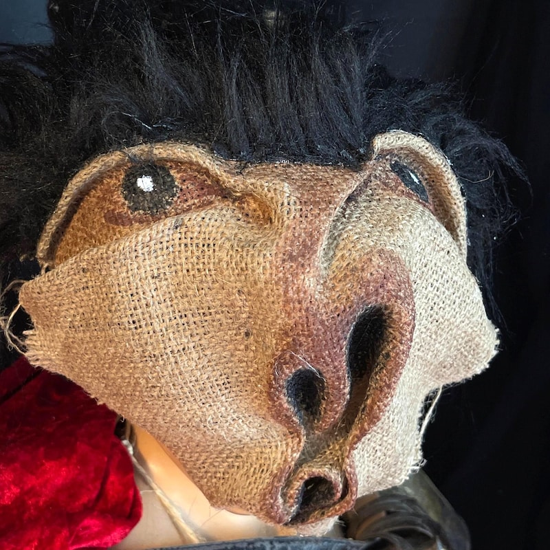 Burlap Sack Mask - Etsy