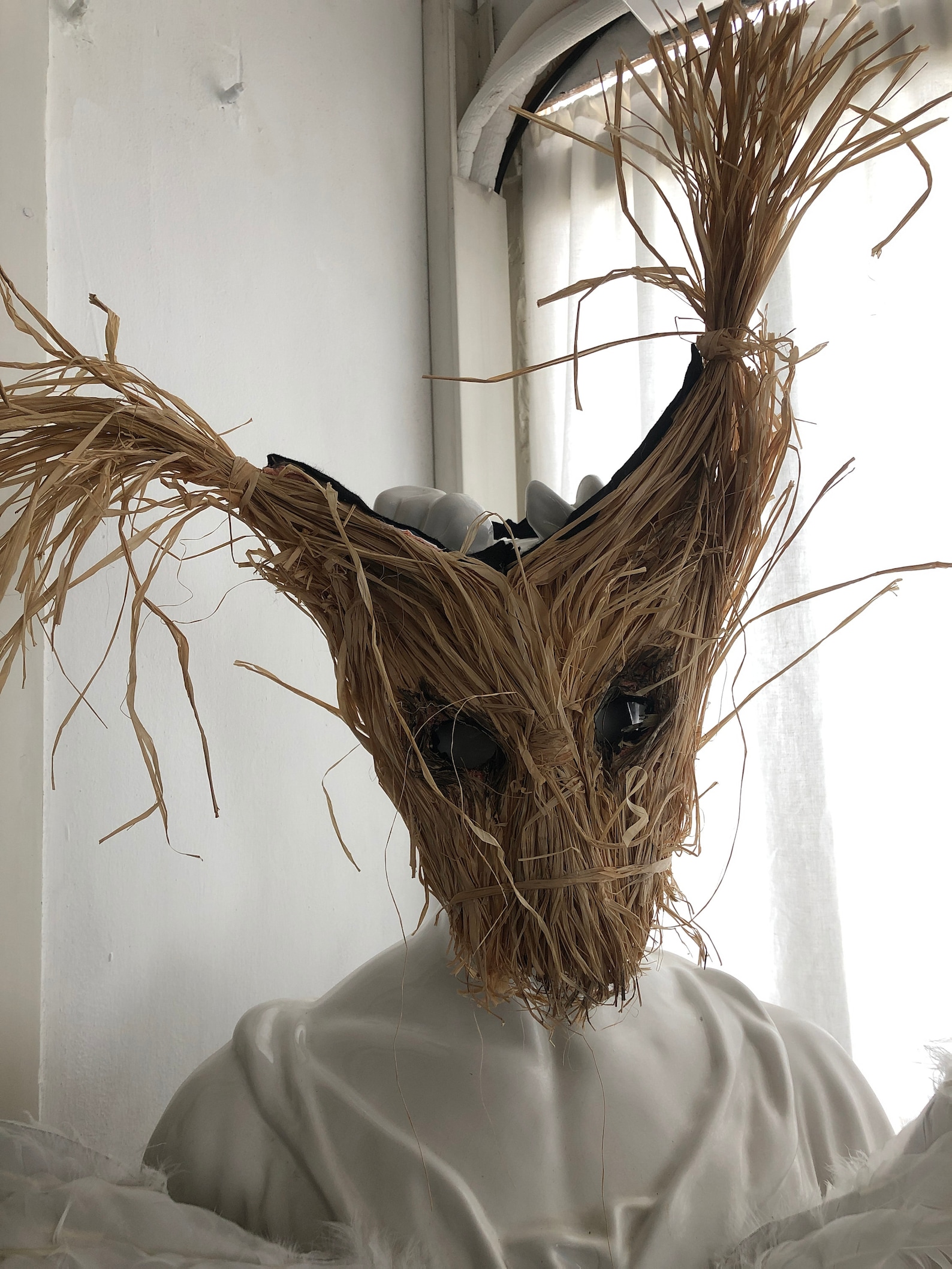 Scary Weird Mask Creepy Scarecrow Mask Adult Halloween - Etsy