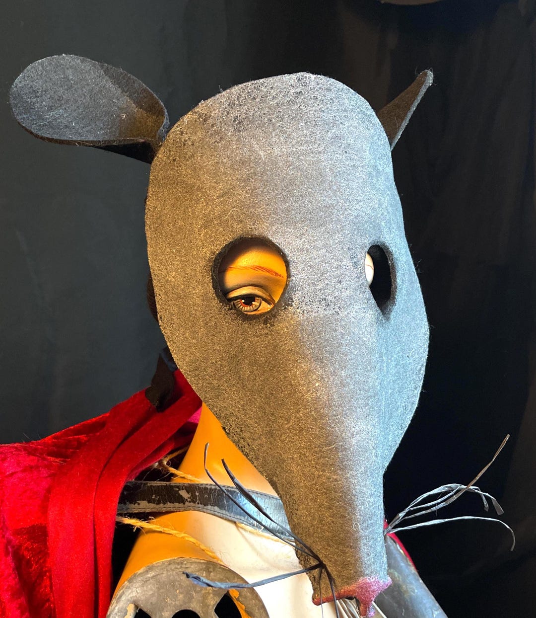 Rodent Mask - Halloween, Masquerade, Creepy-cute Costume Prop for Photo ...