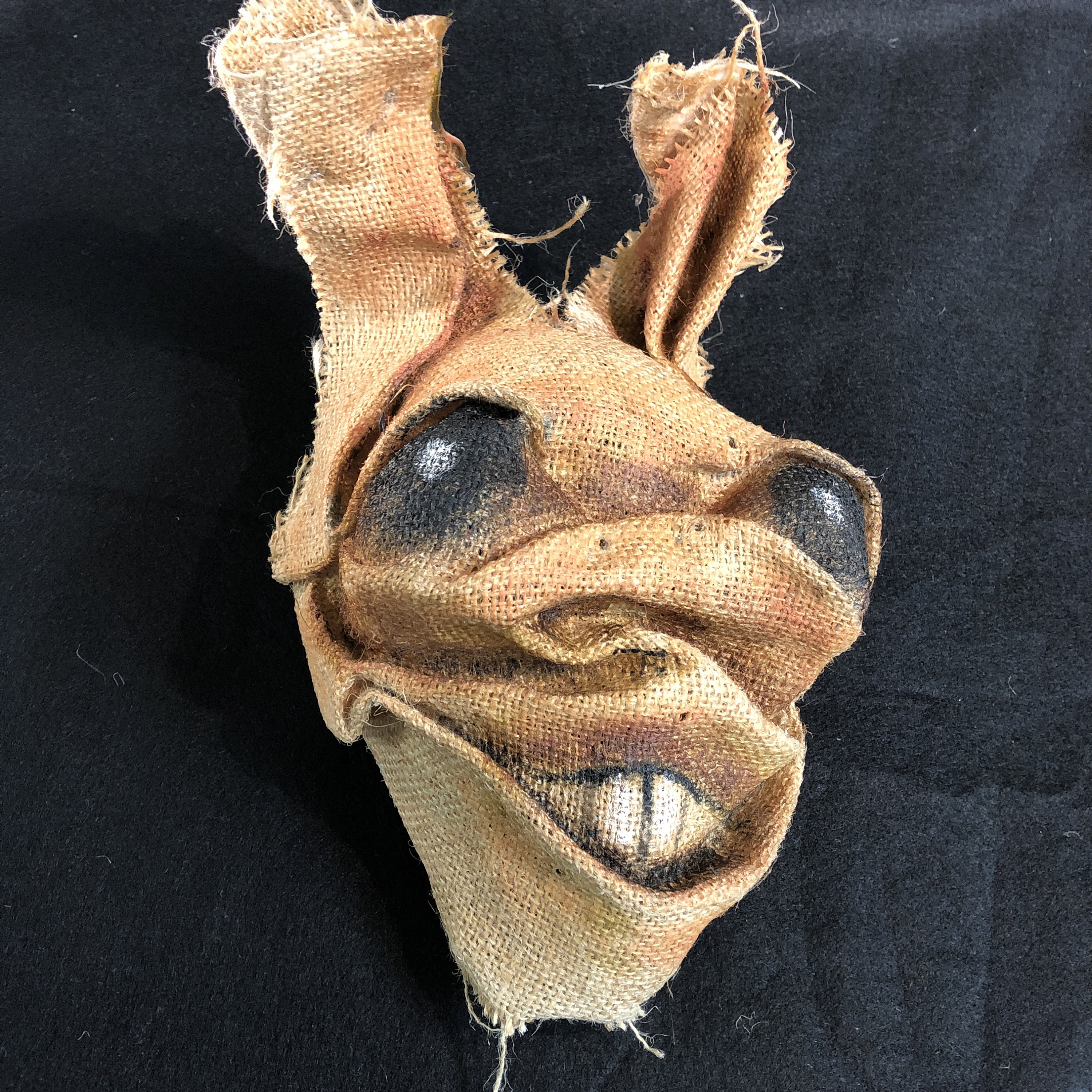 Scary Burlap Mask Halloween Horror Kostuum voor Maskerade | Etsy