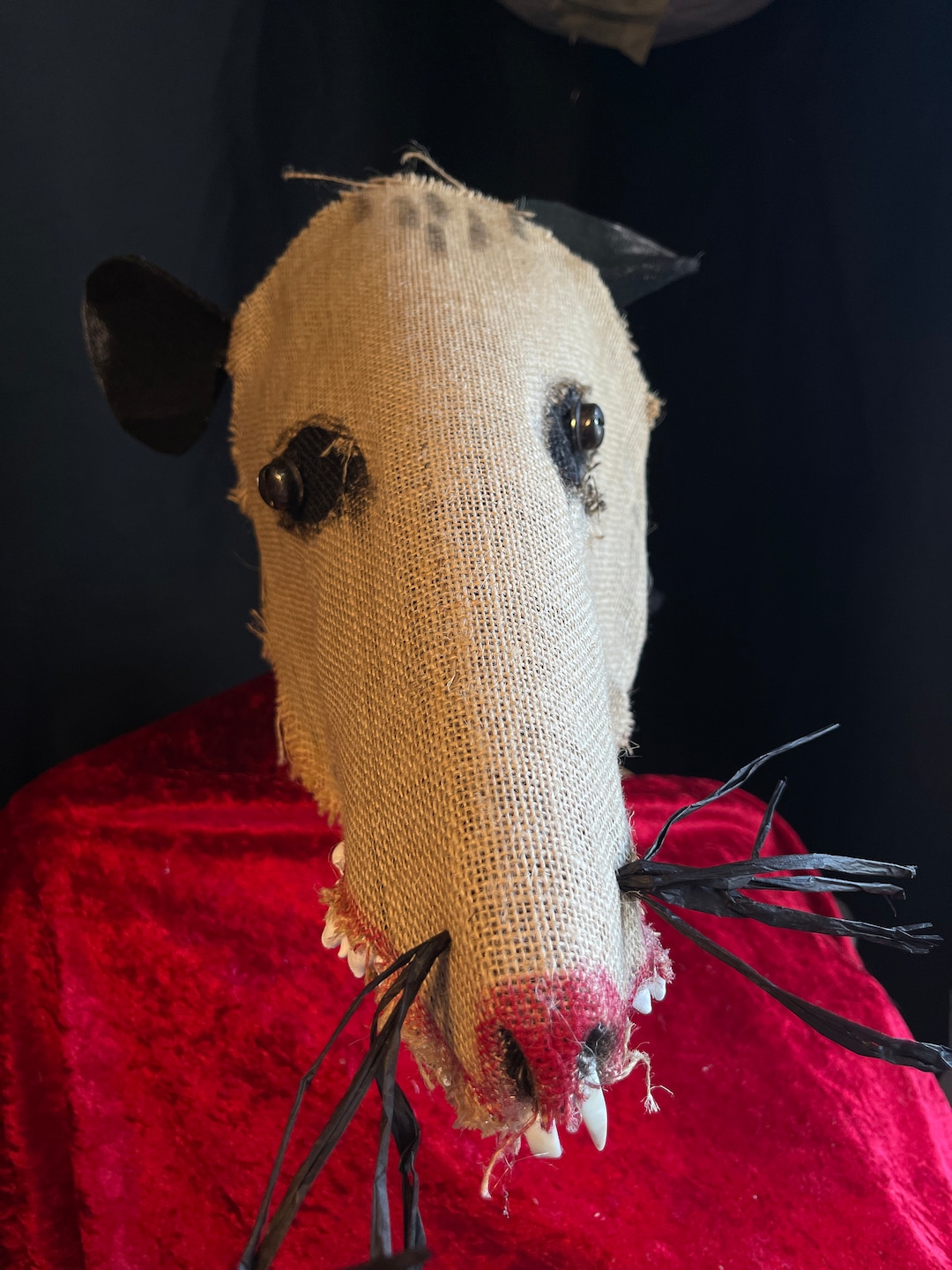 Creepy Cute Opossum Possum Mask Adult Halloween, Masquerade, Cosplay ...