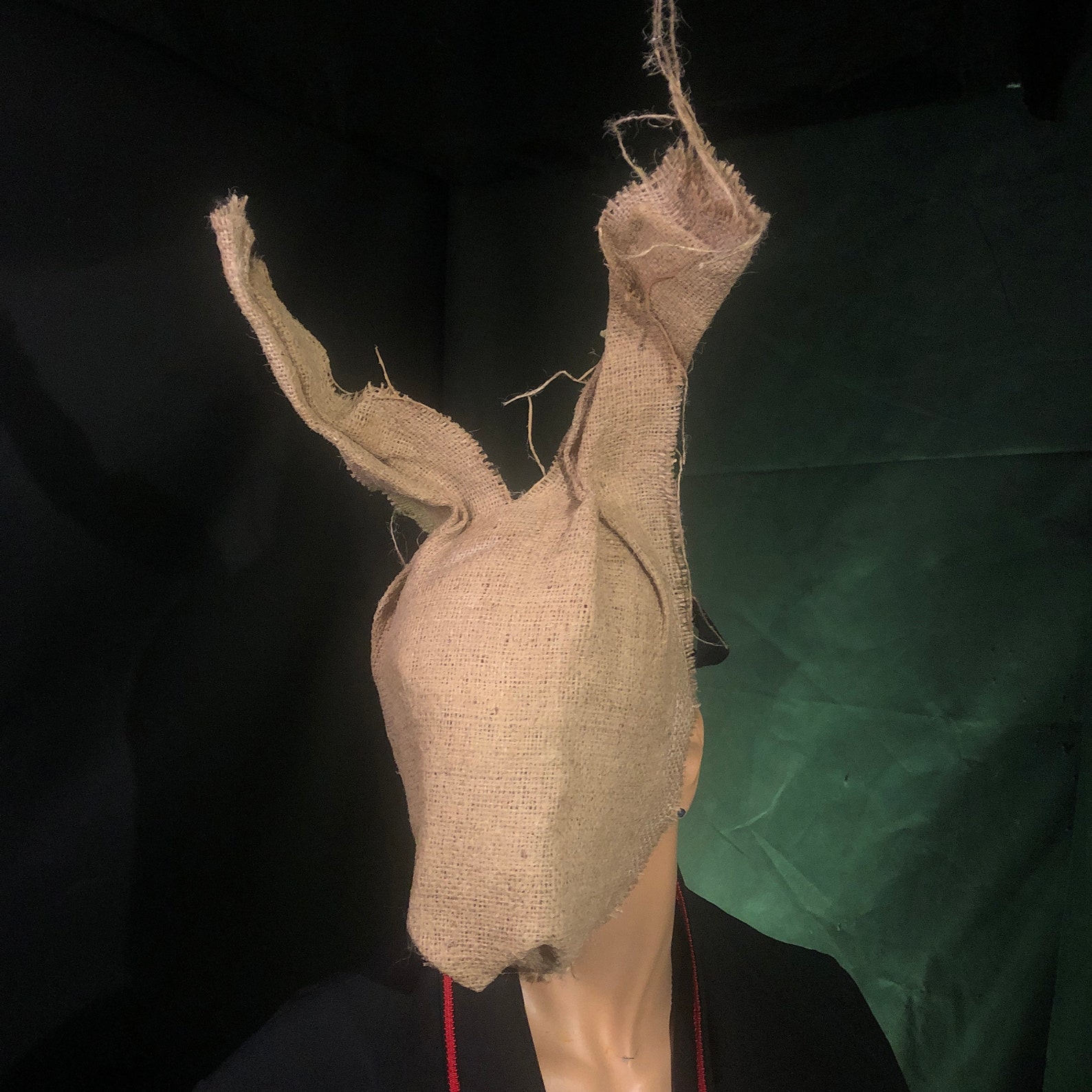 Bad Rabbits Scary Creepy Burlap Bunny Masks Handmade Props - Etsy