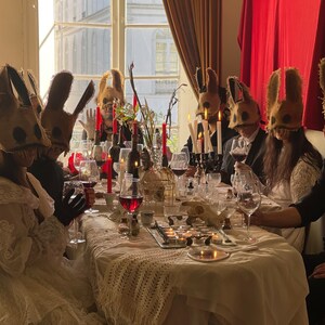 Scary Rabbit Mask, Creepy Easter Bunny Mask, Adult Halloween Costume ...