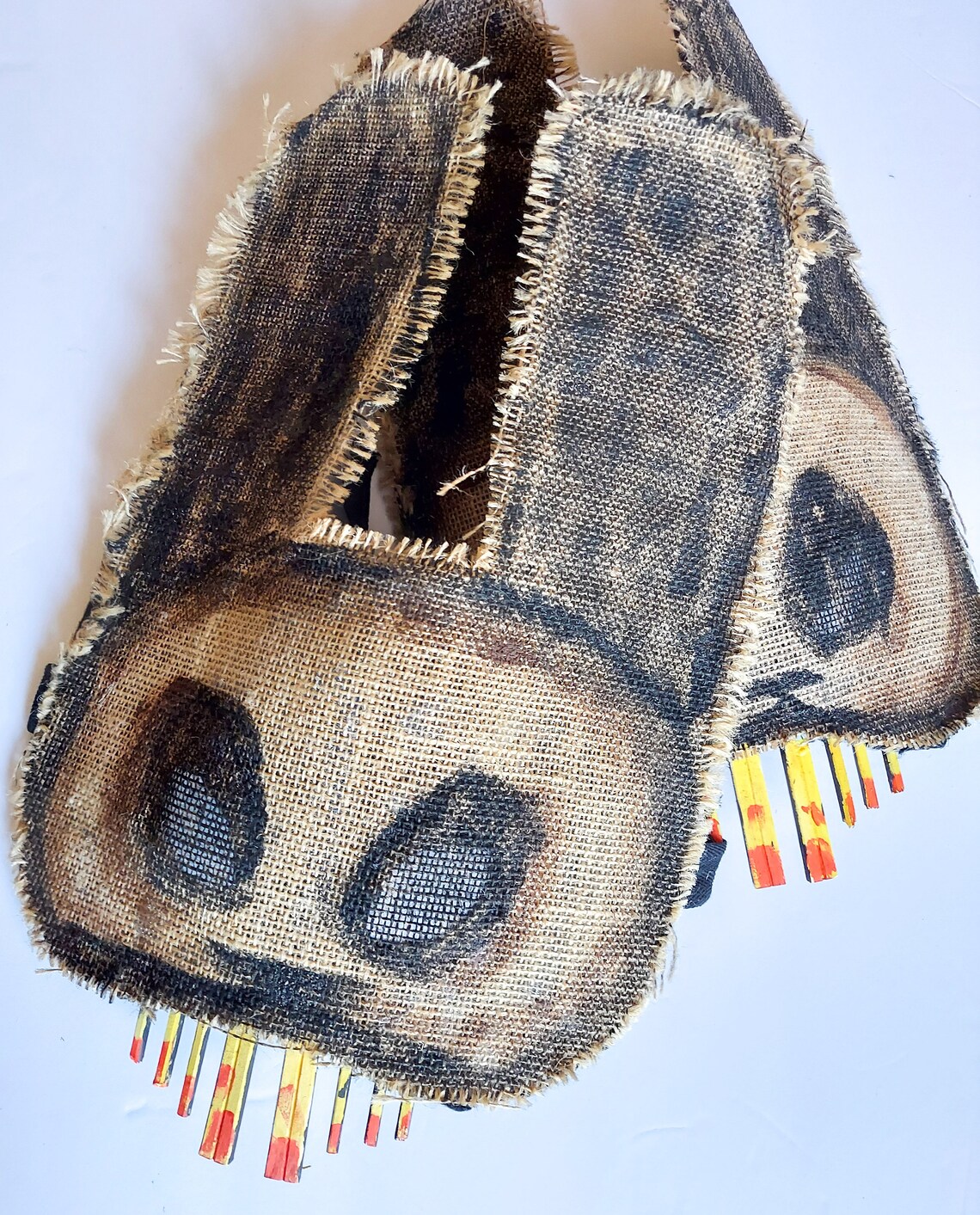 Creepy Scary Rabbit Masks Burlap Scarecrow Easter Bunny - Etsy